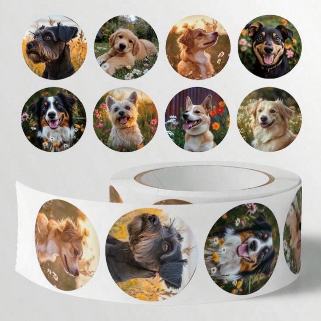 [$2.50 for 50pcs] [$5 for 100pcs] 2.5cm Pet Dog 🐕 Motivational Reward ...