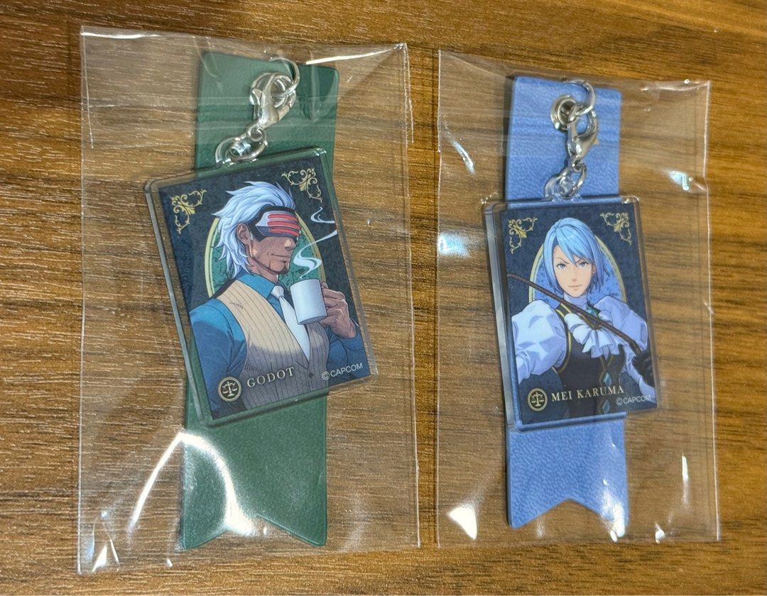 Ace Attorney-Gyakuten Saiban Keychain Godot & Mei Karuma, Hobbies ...