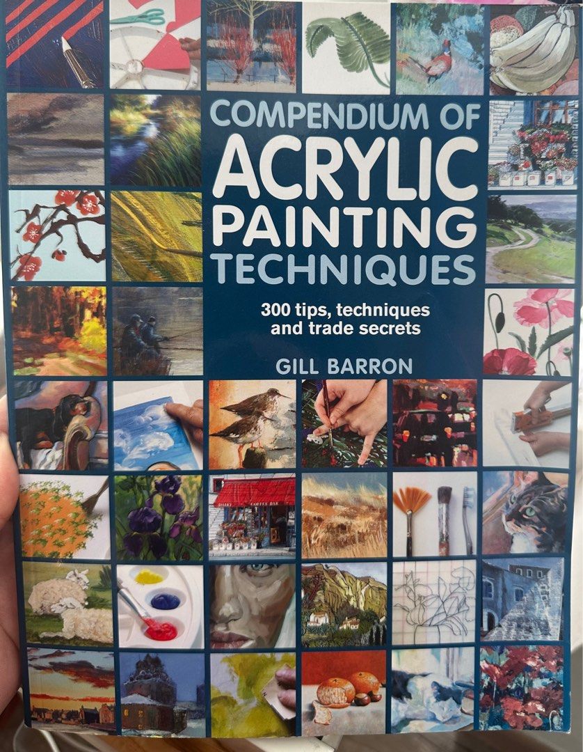 Acrylic Painting Techniques Book, Hobbies & Toys, Books & Magazines ...