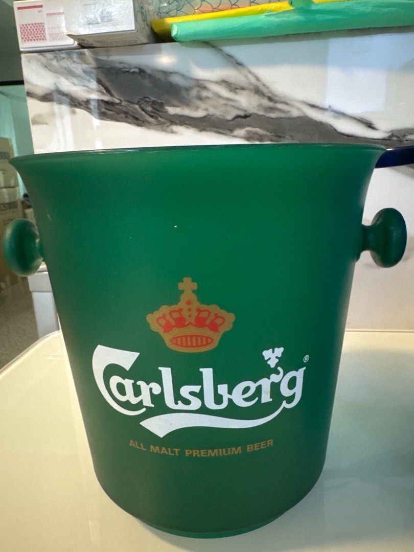 Beer Ice Bucket - Carlsberg & Tiger, Furniture & Home Living ...