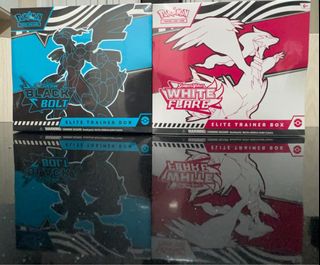 Pokemon black bolt white flare booster set For Sale | Buy 500+ Pokemon ...