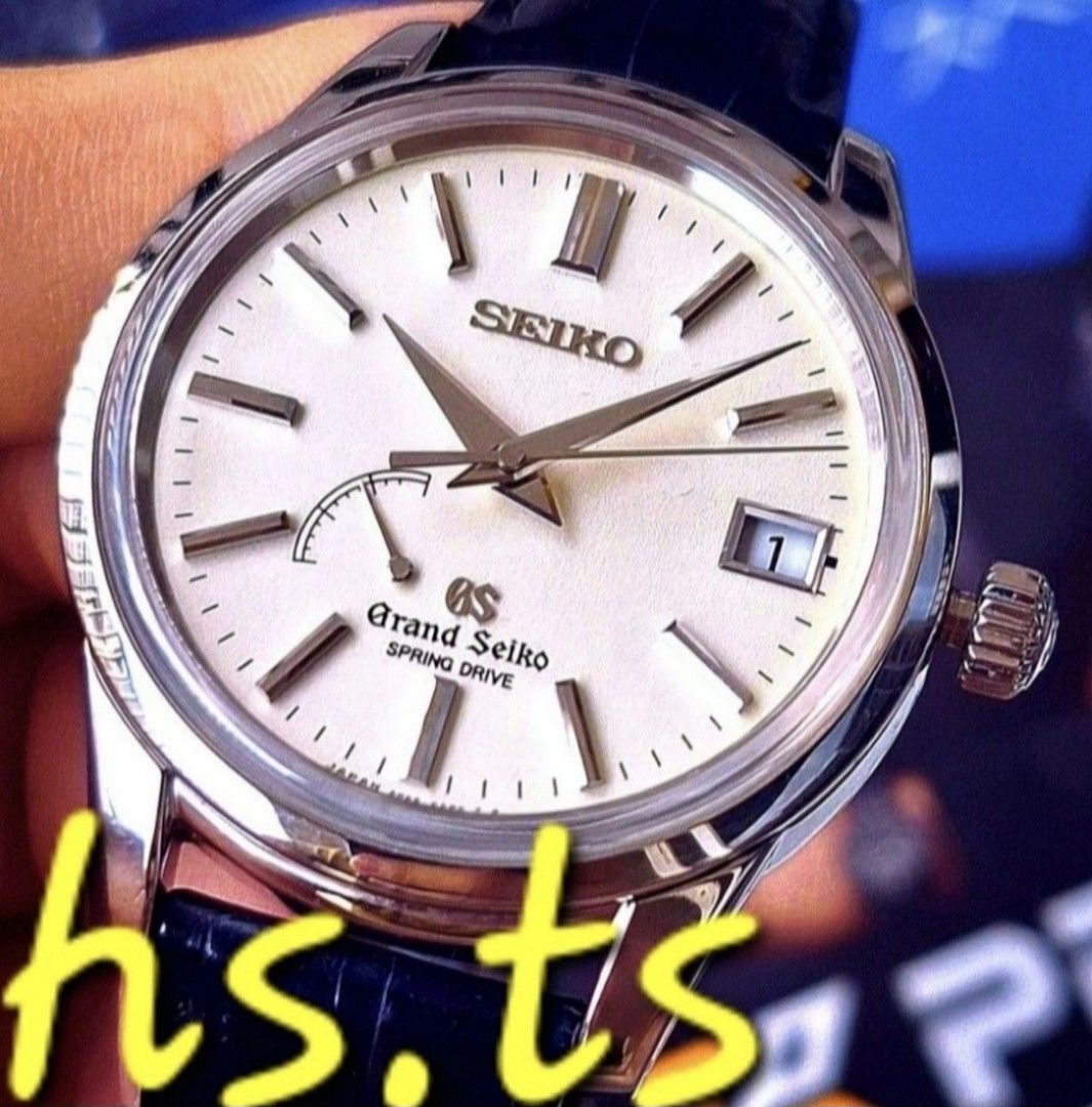 🔥CHEAPEST🔥 Grand Seiko Spring Drive Calatrava Cream Dial 40mm Automatic ...