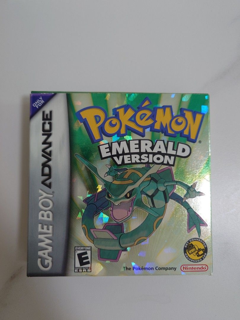 CIB Pokemon Emerald Version Game Boy Advance Pokémon GBA Gameboy, Video ...