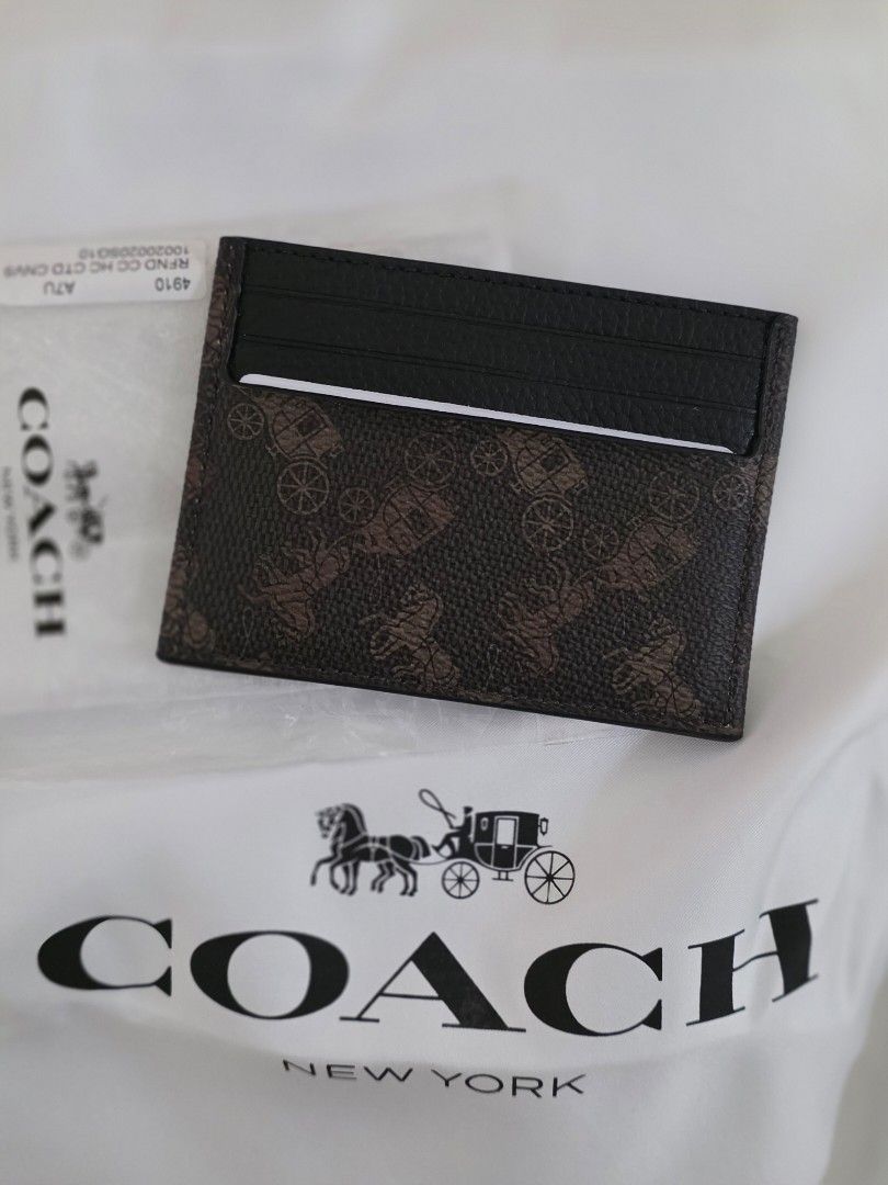 Coach Card Holder - Brand New, Women's Fashion, Bags & Wallets, Wallets ...