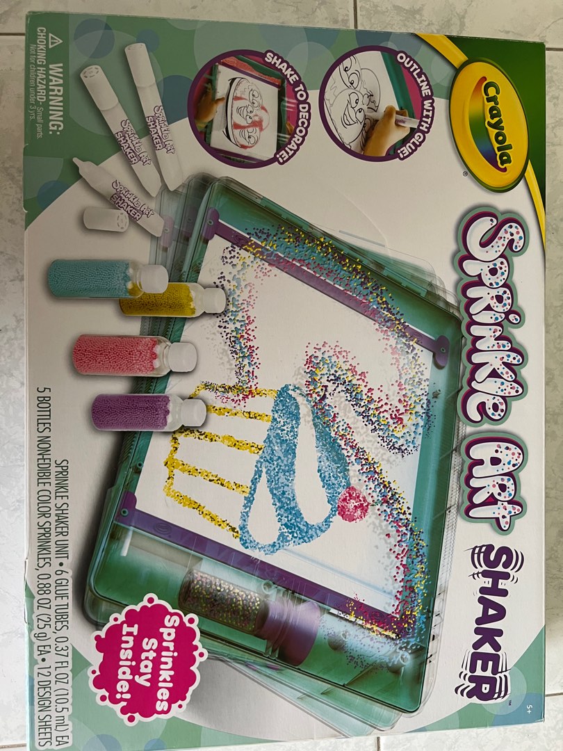 Crayola Sprinkle Art Shaker, Hobbies & Toys, Art & Prints on Carousell