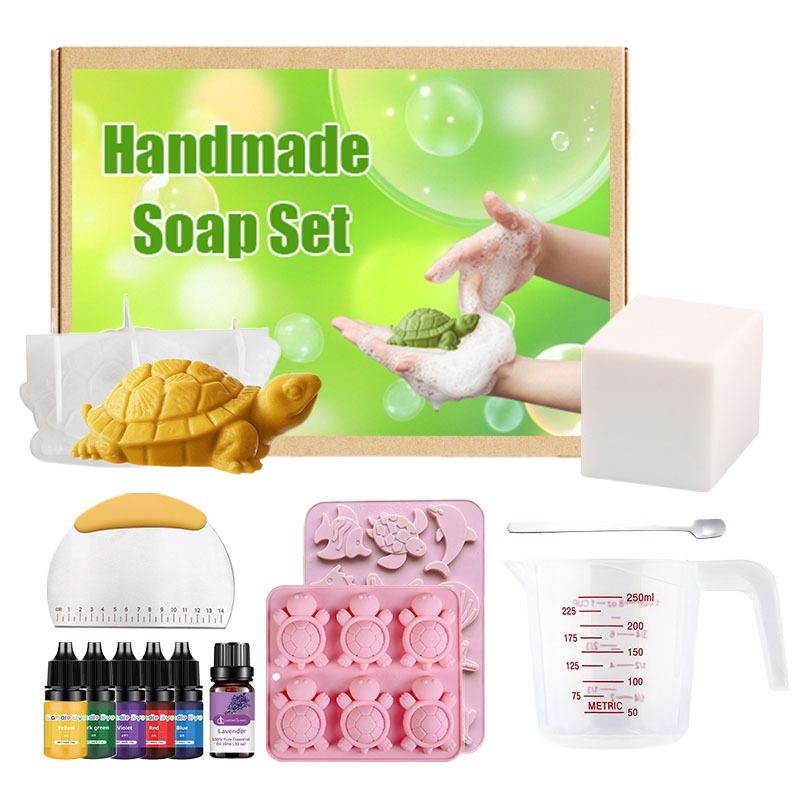 DIY Turtle Soap Making Kit Melt and Pour Soap Making Kit for Adults and ...