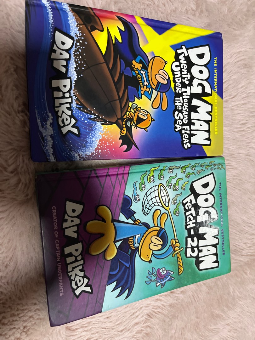 Dog Man Books by Dav Pilkey - Fetch-22 & Twenty Thousand Fleas, Hobbies ...