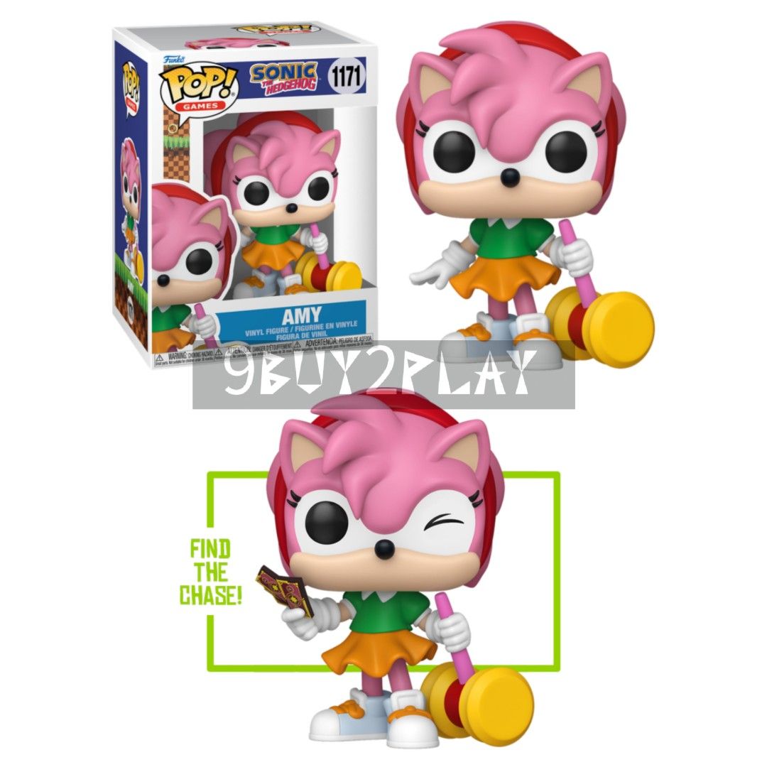 「新貨預訂」Funko pop Sonic The Hedgehog Amy Fang Mecha Sonic Mighty Chase 超音 ...