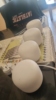 Google Nest (2nd Gen) WIFI Mesh Router Node Set - White, Computers ...