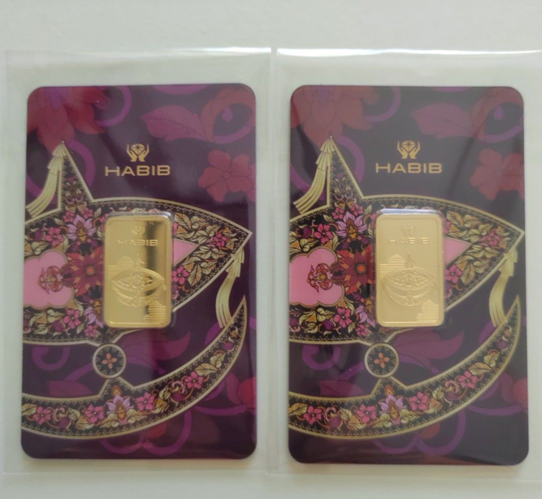 HABIB Wau 5g Gold Bar, Hobbies & Toys, Collectibles & Memorabilia ...