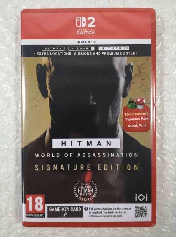 Hitman World of Assassination Signature Edition - Nintendo Switch ...