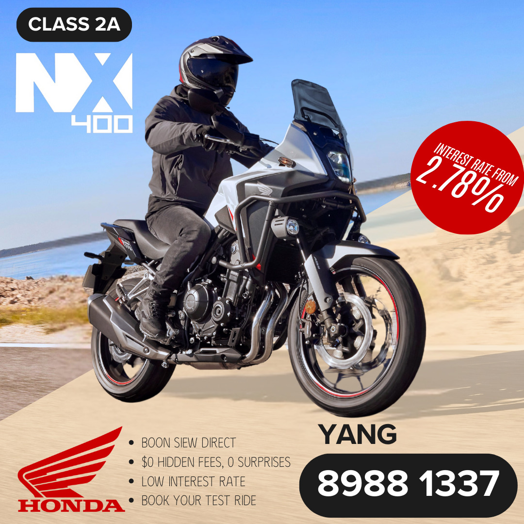 Honda NX400, Motorcycles, Motorcycles for Sale, Class 2A on Carousell