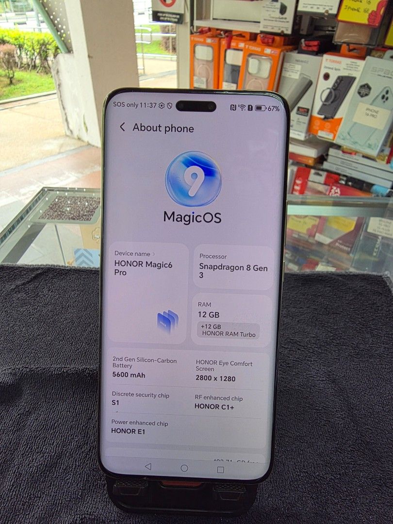 Honor Magic 6 Pro 5G 512GB Epi Green, Mobile Phones & Gadgets, Mobile ...