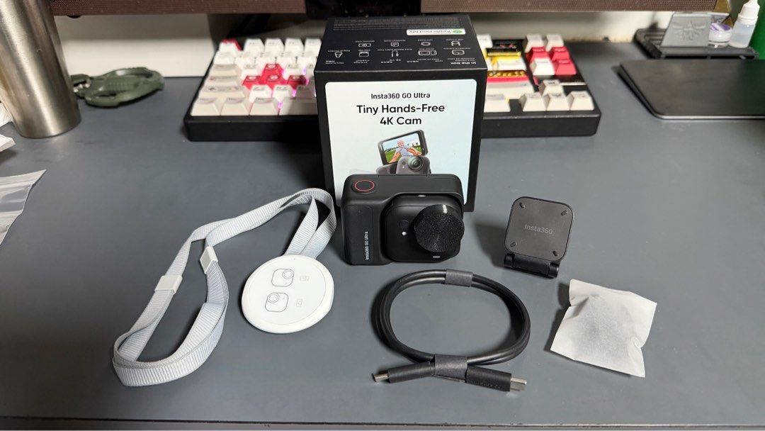 Insta360 GO Ultra Tiny Hands-Free 4K Cam Standard Set, Photography ...