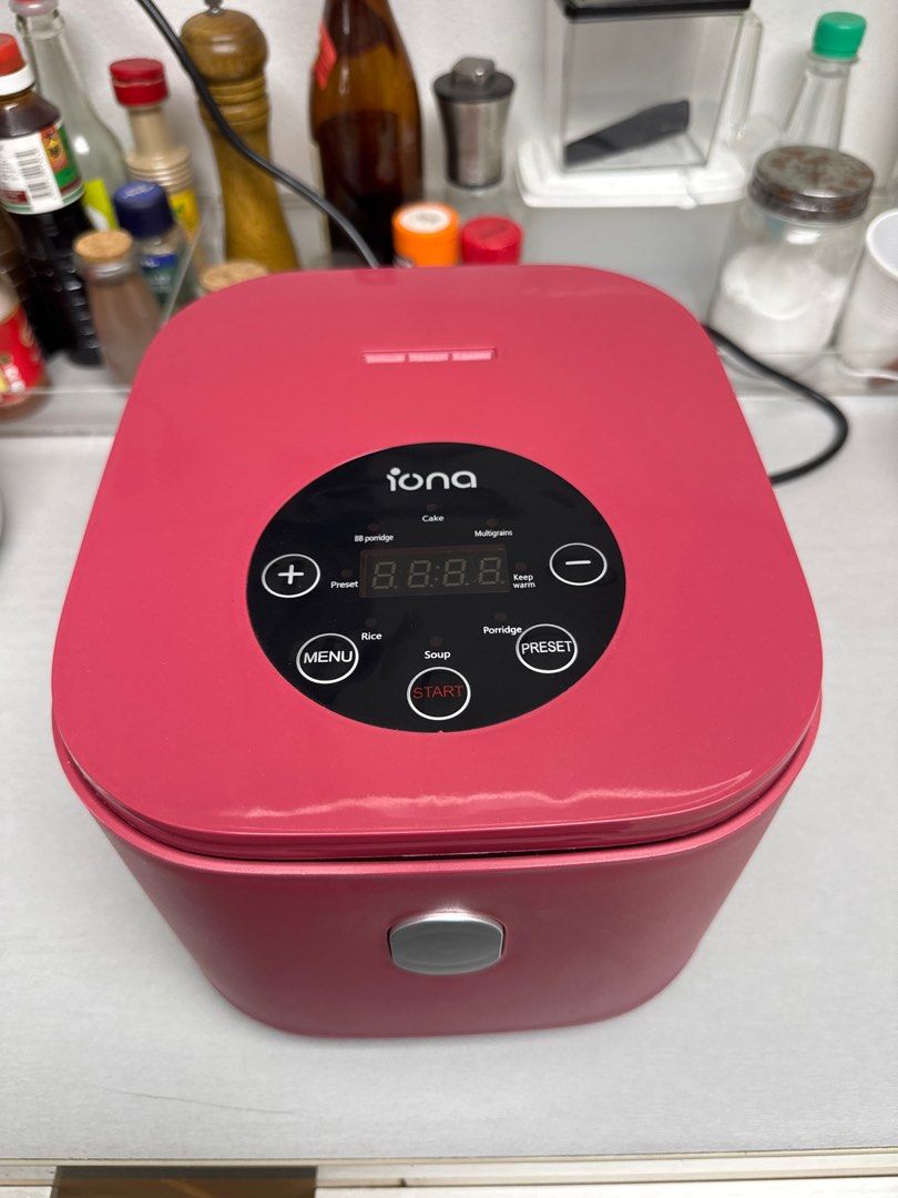 IONA 1L Digital Rice Cooker - Red （read listing for details), TV & Home ...