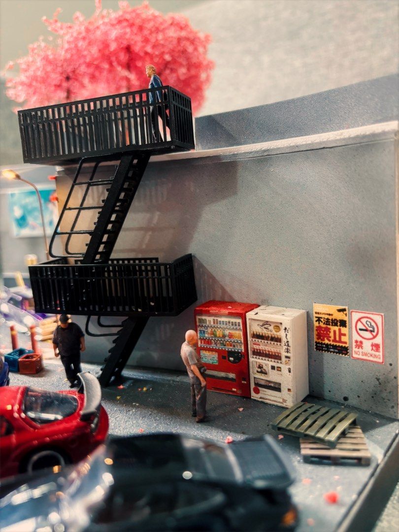 Japanese themed 1/64 Scaled multi storey diorama 🔥, Hobbies & Toys ...