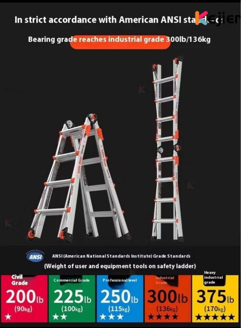 Little Giant Velocity 4steps Ladder, Furniture & Home Living, Home ...