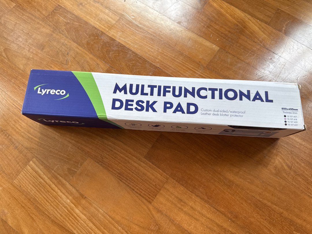 Lyreco Multifunctional Desk Pad (PINK), Furniture & Home Living ...