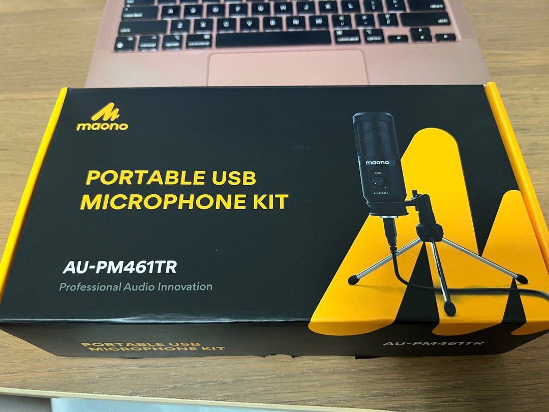 Maono AU-PM461TR Portable USB Microphone Kit, Audio, Microphones on ...