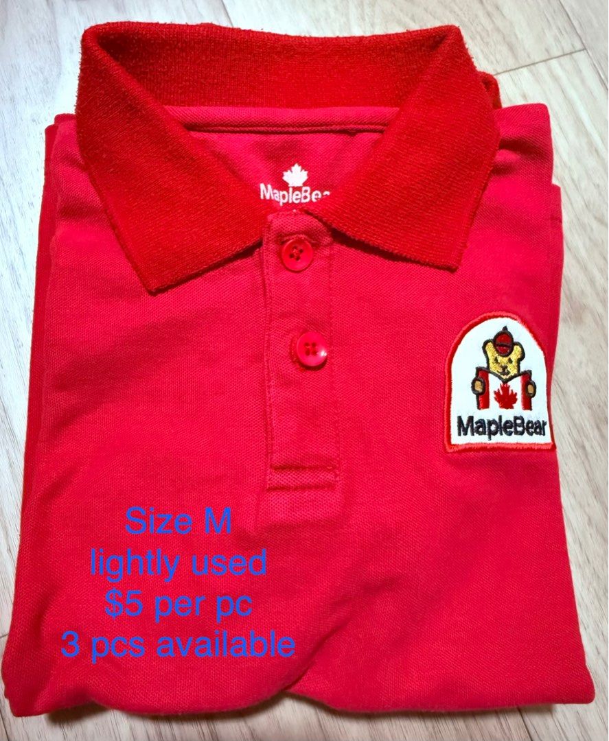 Maple Bear Uniforms (Top & Bottom) - Boy and Girl, Babies & Kids ...