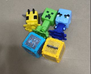 Minecraft Action Figures and Blocks Set, Hobbies & Toys, Toys & Games ...