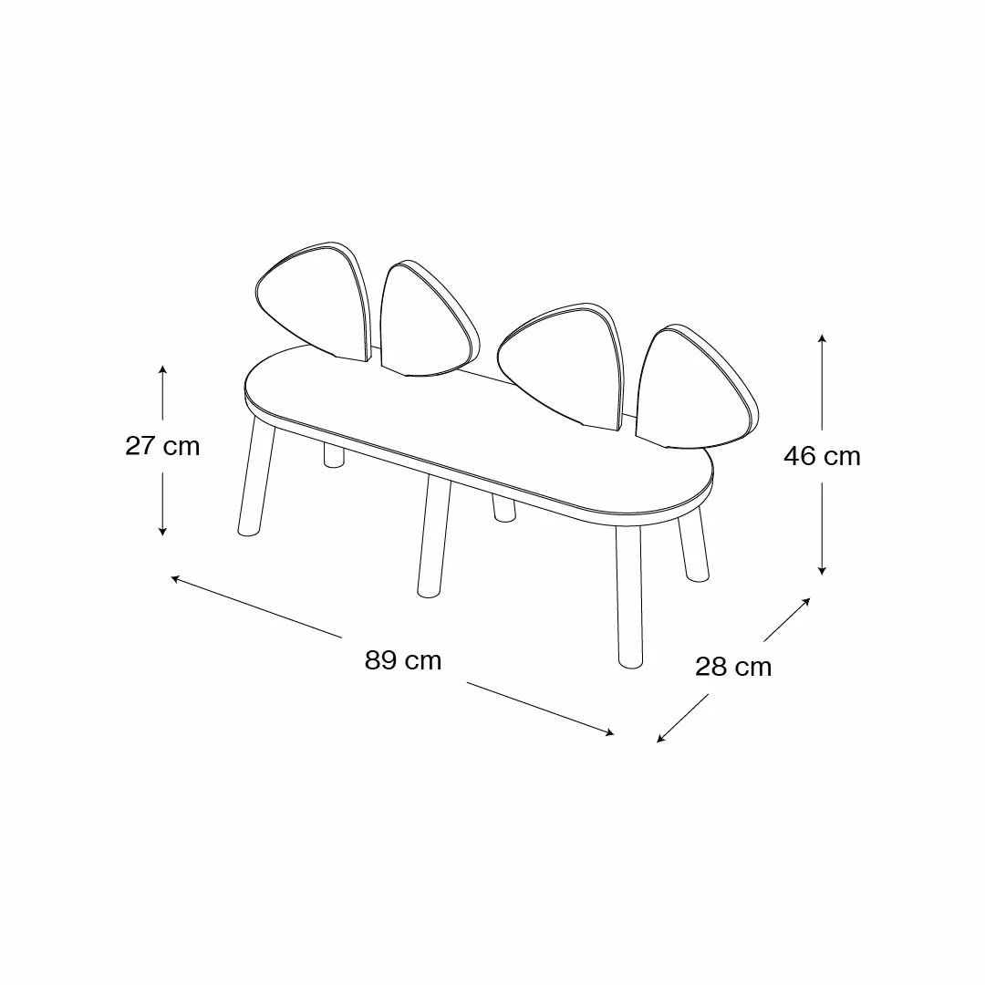 Nofred mouse bench in oak ORIGINAL, Furniture & Home Living, Furniture ...