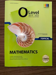 O Level Mathematics & Additional Mathematics Topical Books, Hobbies ...