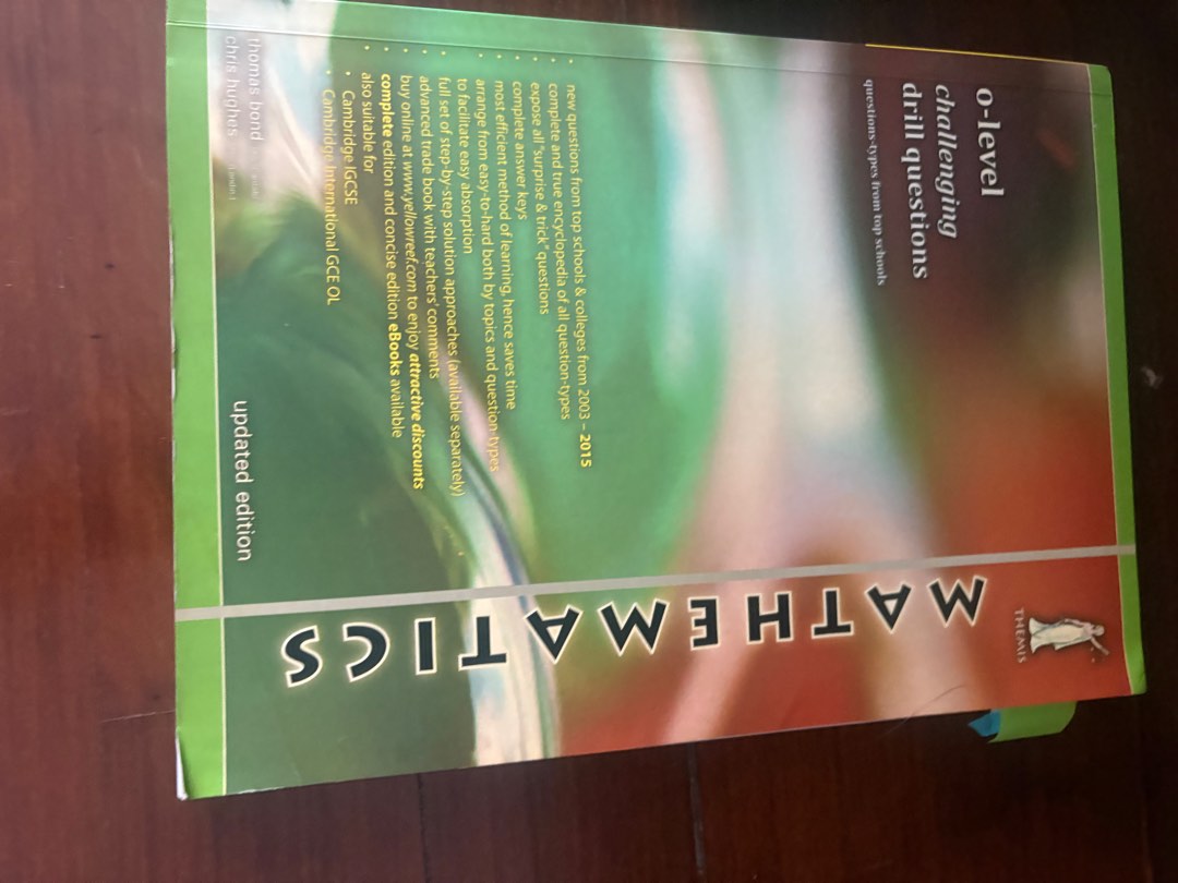 O-Level Mathematics Drill Questions Textbook, Hobbies & Toys, Books ...
