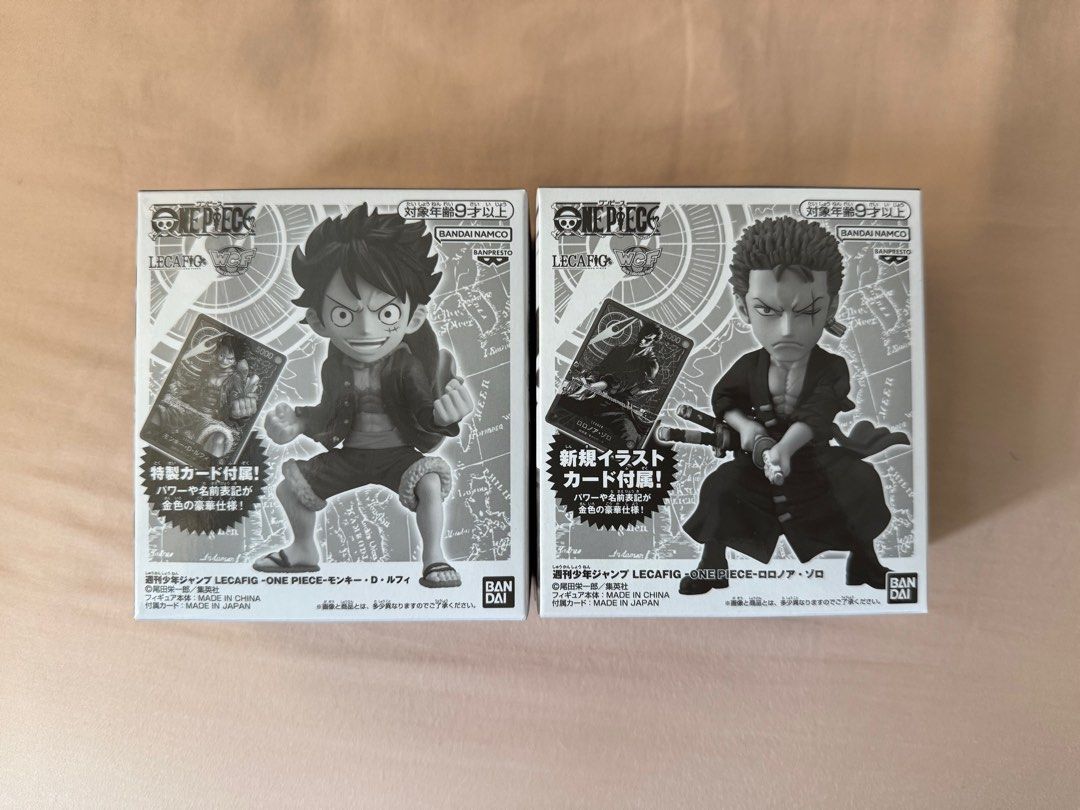 [SEALED] One Piece Lecafig Figures - Luffy & Zoro, Hobbies & Toys, Toys ...
