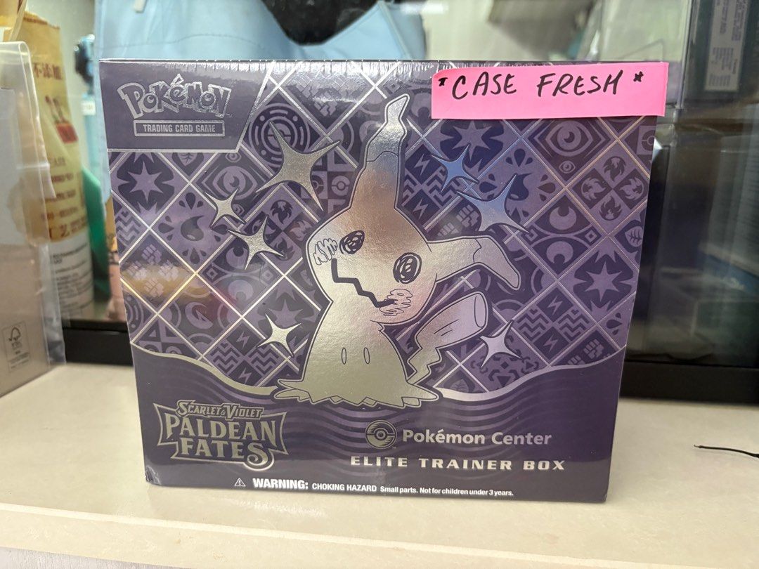 Pokemon TCG Paldean Fates Scarlet & Violet Pokemon Center ETB Elite ...