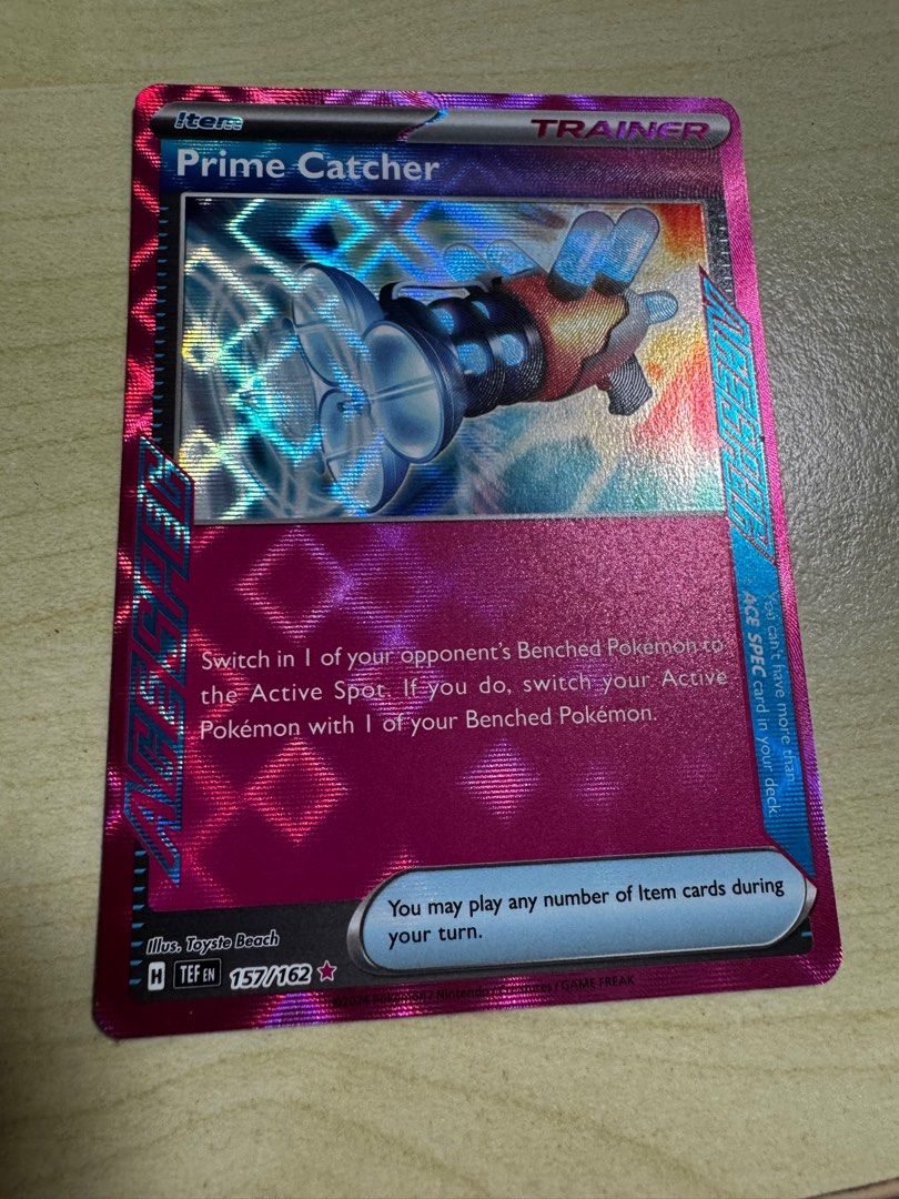 Prime Catcher ACE SPEC (157/162) – Pack Fresh / NM – Pokémon TCG ...