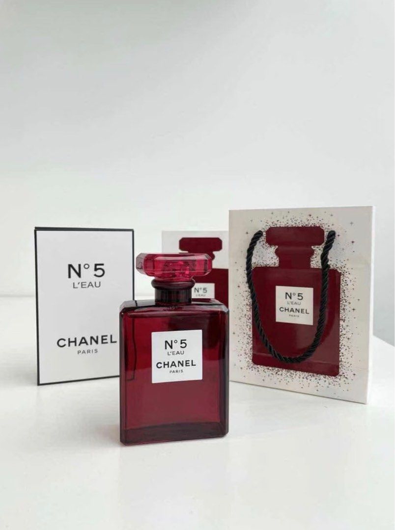 🔥PROMO Chanel N5 L’Eau EDT Red Edition 100ML, Beauty & Personal Care ...