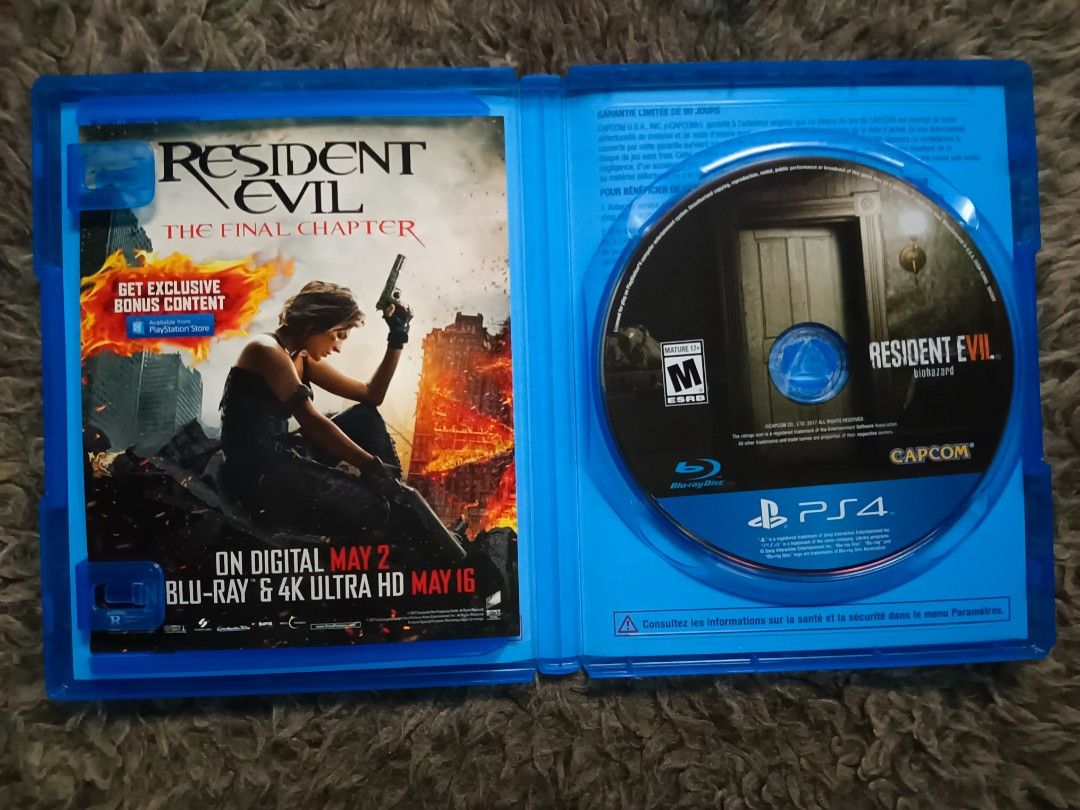 PS4 Resident Evil Biohazard CD Game, Video Gaming, Video Games, PlayStation on Carousell