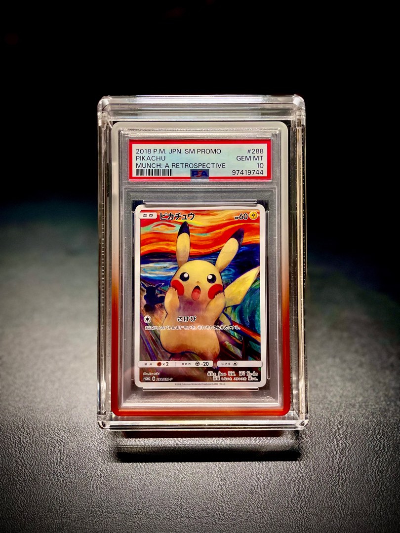 PSA 10 Pikachu Munch Scream Promo Card, Hobbies & Toys, Toys & Games on ...