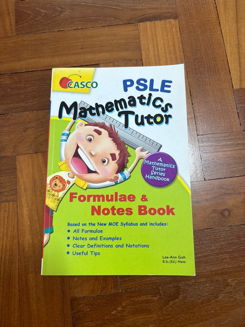 PSLE Mathematics Tutor Formulae & Notes Book, Hobbies & Toys, Books ...