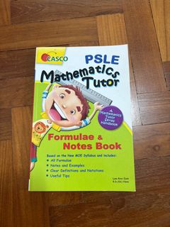 PSLE Mathematics Tutor Formulae and Notes Handbook, Hobbies & Toys ...