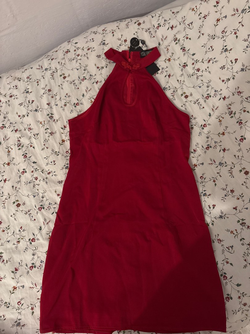 Red Fortune Dess, Women's Fashion, Dresses & Sets, Dresses on Carousell