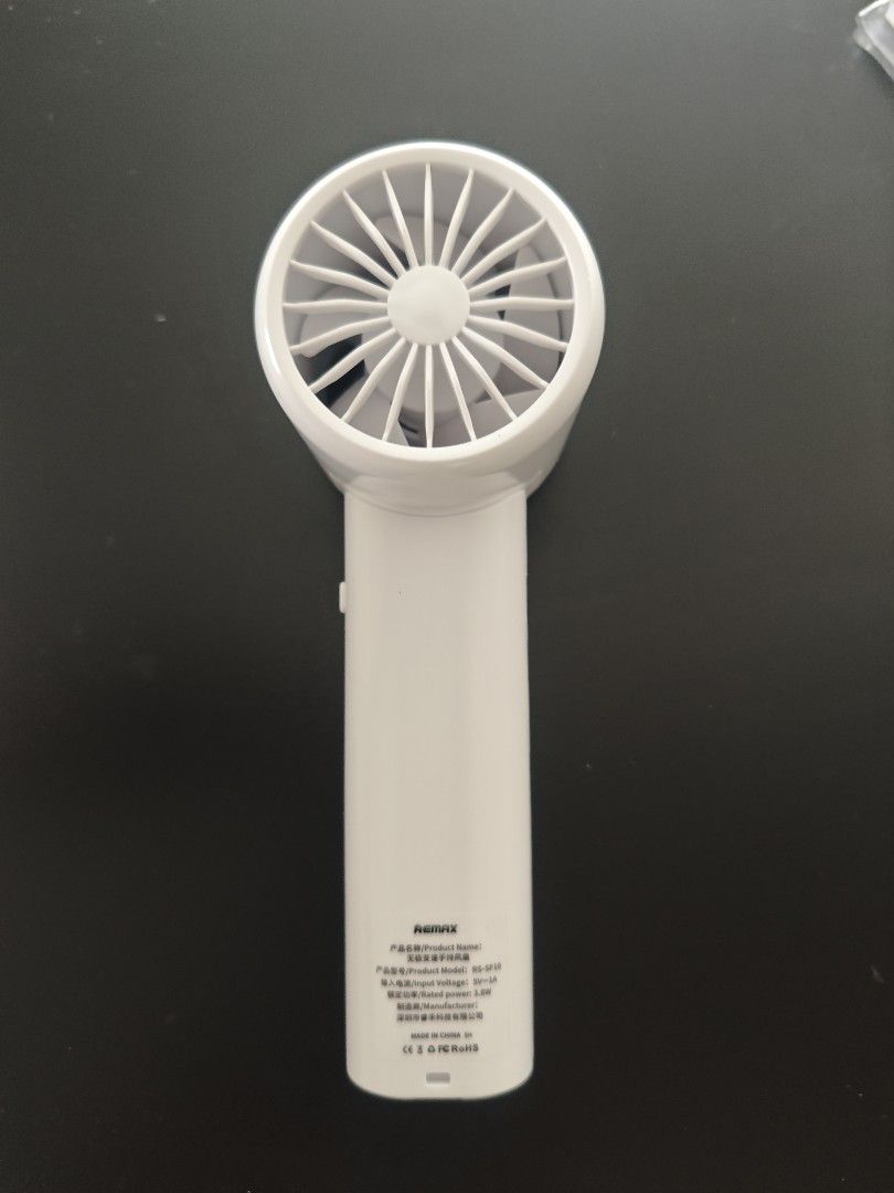 REMAX Handheld Fan (model RS-SF10), Furniture & Home Living, Lighting ...