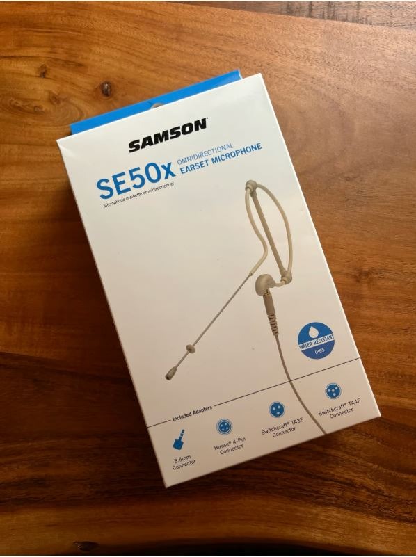 Samson SE50x Omnidirectional Earset Microphone, Audio, Microphones on ...