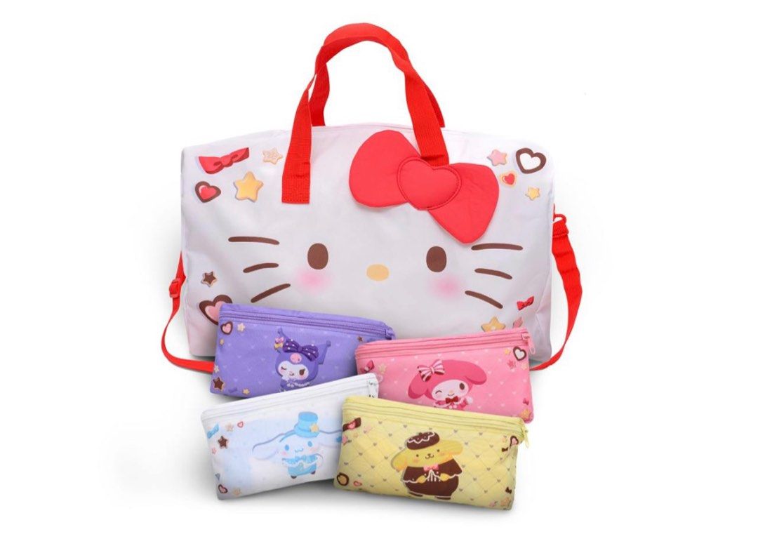 Sanrio characters foldable duffel bag (Hello kitty, Cinnamonroll and ...