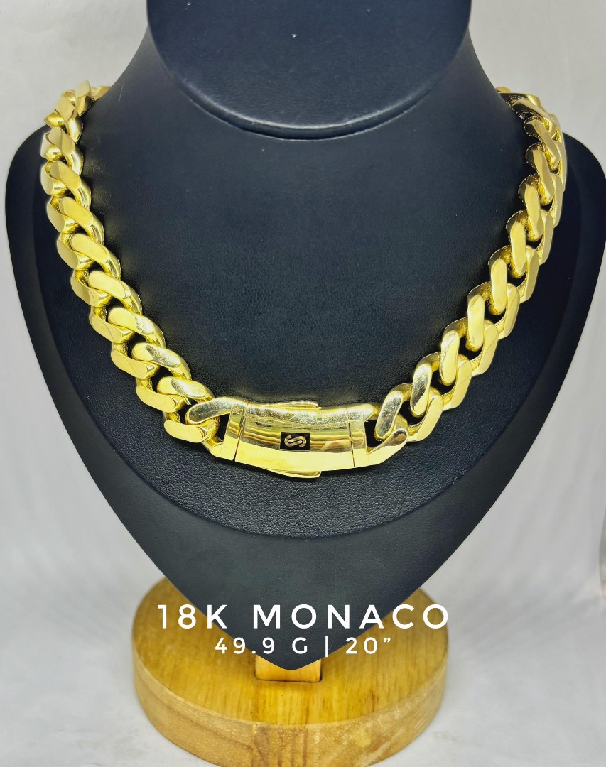 Saudi Gold & White Gold 18k Monaco, Van Cleef inspired, Tiffany, LV ...