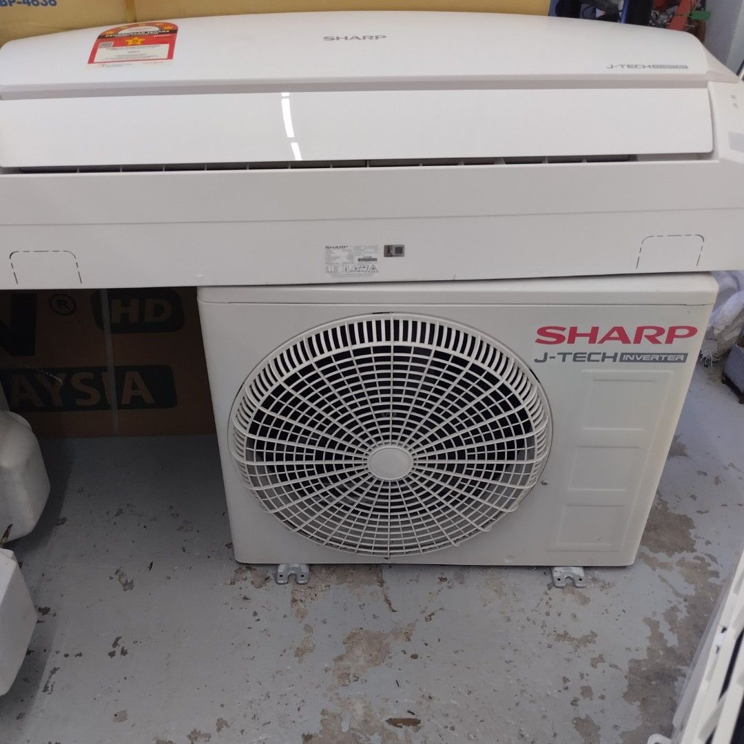 Sharp 1.5Hp Used Inverter Aircond Likenew R32, TV & Home Appliances ...