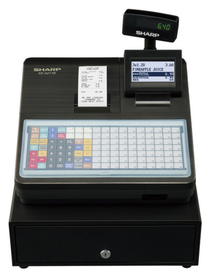 Sharp XE-A217B Cash Register, Computers & Tech, Office & Business ...