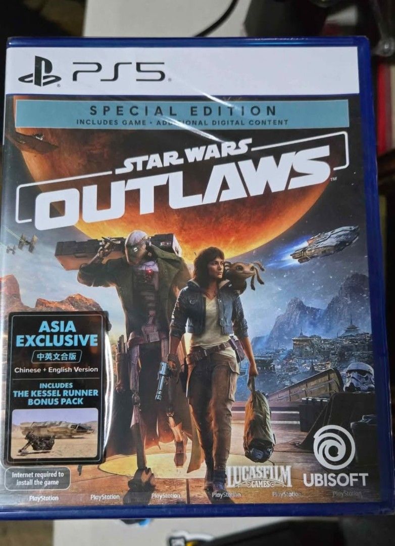 Star Wars Outlaws - PS5 Special Edition, Video Gaming, Video Games ...