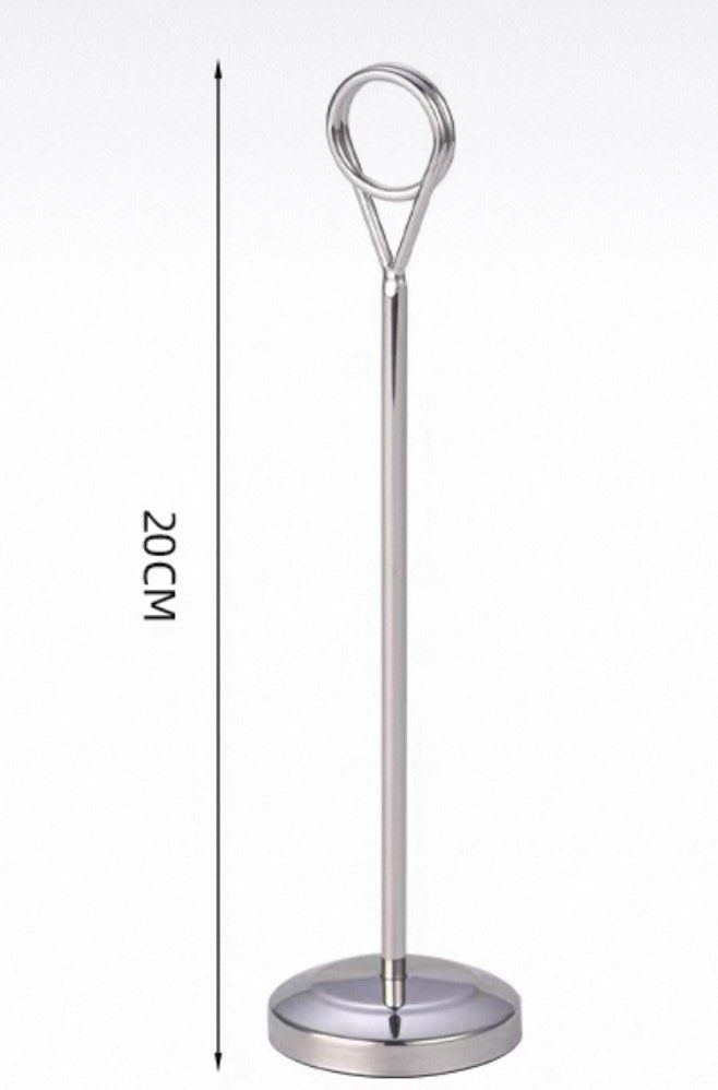 Table Number Card Standee, Furniture & Home Living, Home Decor ...