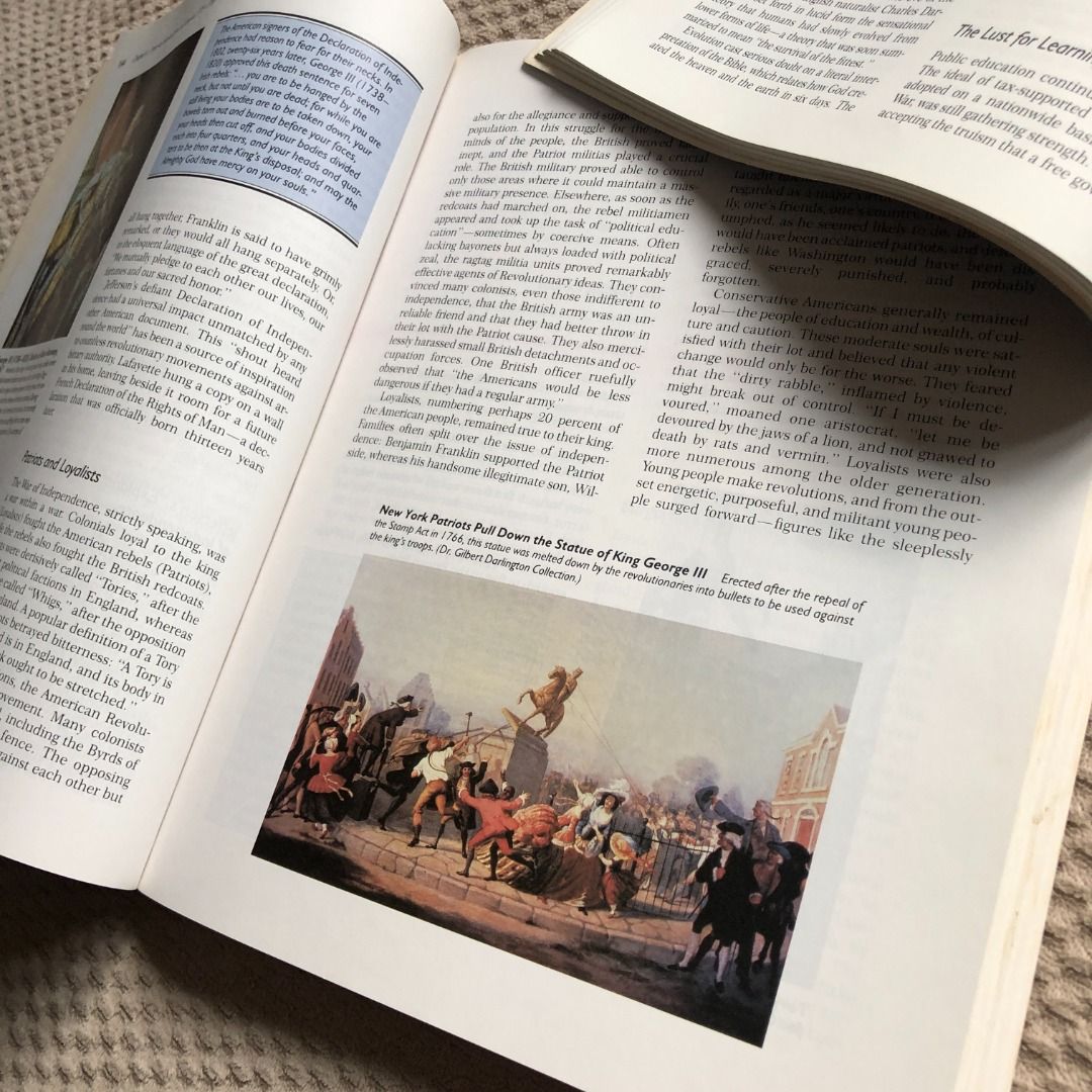 Textbook: The American Pageant - Vol I & II (10e), Hobbies & Toys ...