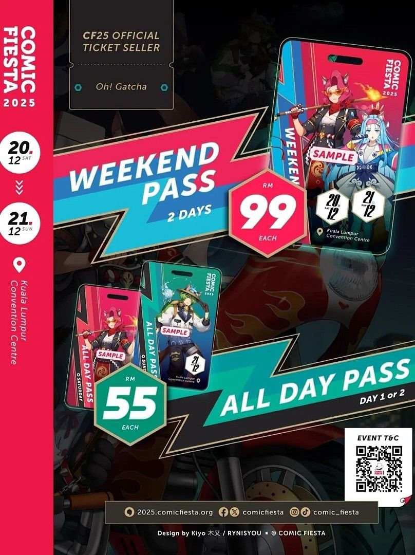 [Walk-in Purchase Only] Comic Fiesta 2025 Tickets @ Oh! Gatcha SS4 ...