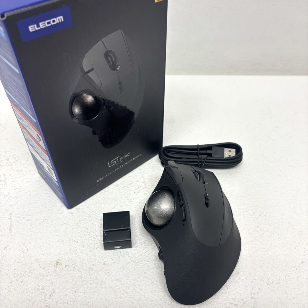 1210C6 Excellent condition ELECOM IST PRO M-IPT10MRS black trackball ...