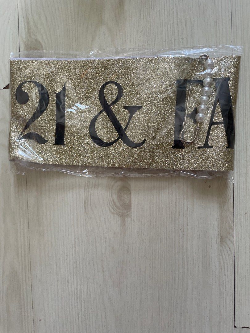 21st Birthday Crown and Sash Set, Hobbies & Toys, Occasions & Party ...