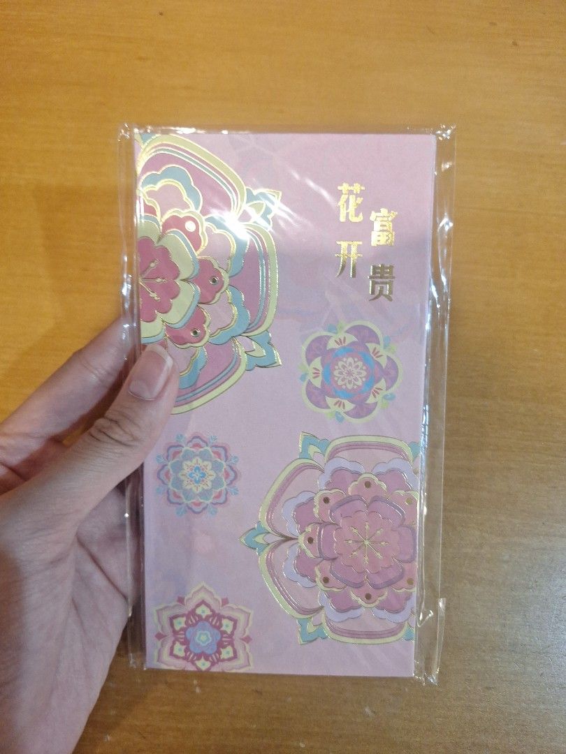 8 pink flower cny red packets, Hobbies & Toys, Occasions & Party ...